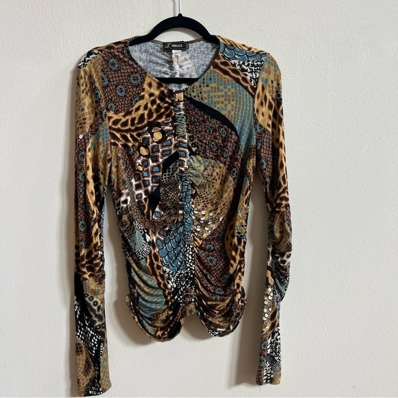 Versace | Tops | Versace Fall 205 Runway Top | Poshmark